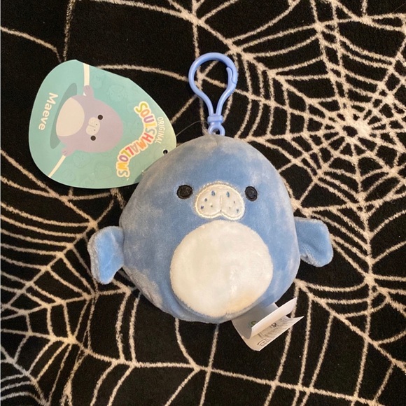Squishmallows | Toys | Squishmallow Maeve The Manatee Clip | Poshmark